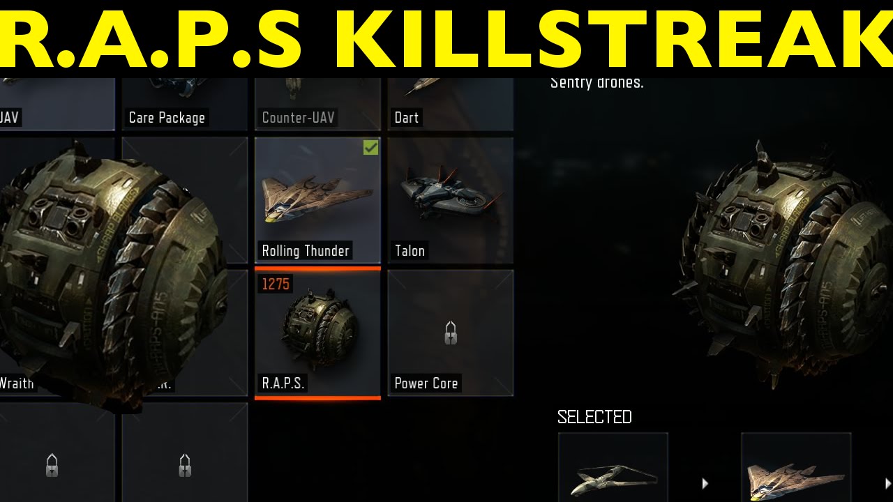 Call Of Duty Black Ops 3 R.A.P.S. Killstreak Gameplay Showcase (The New ...