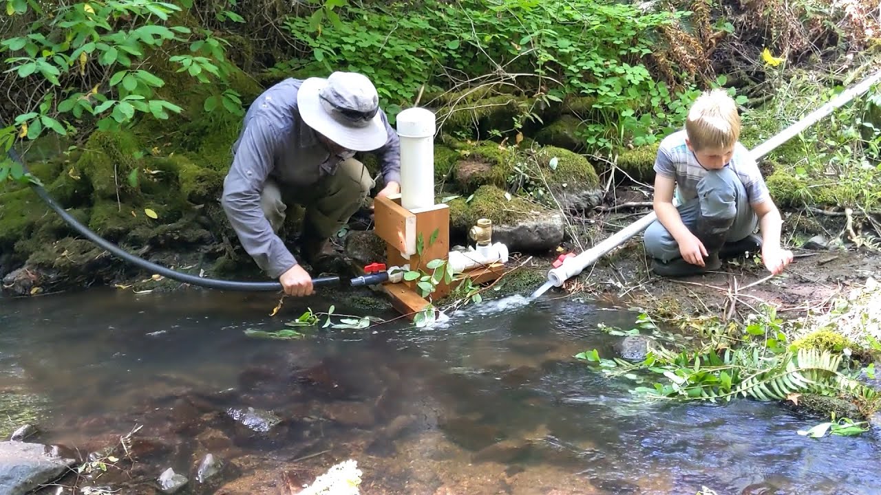 Our Ram Pump Installation - YouTube