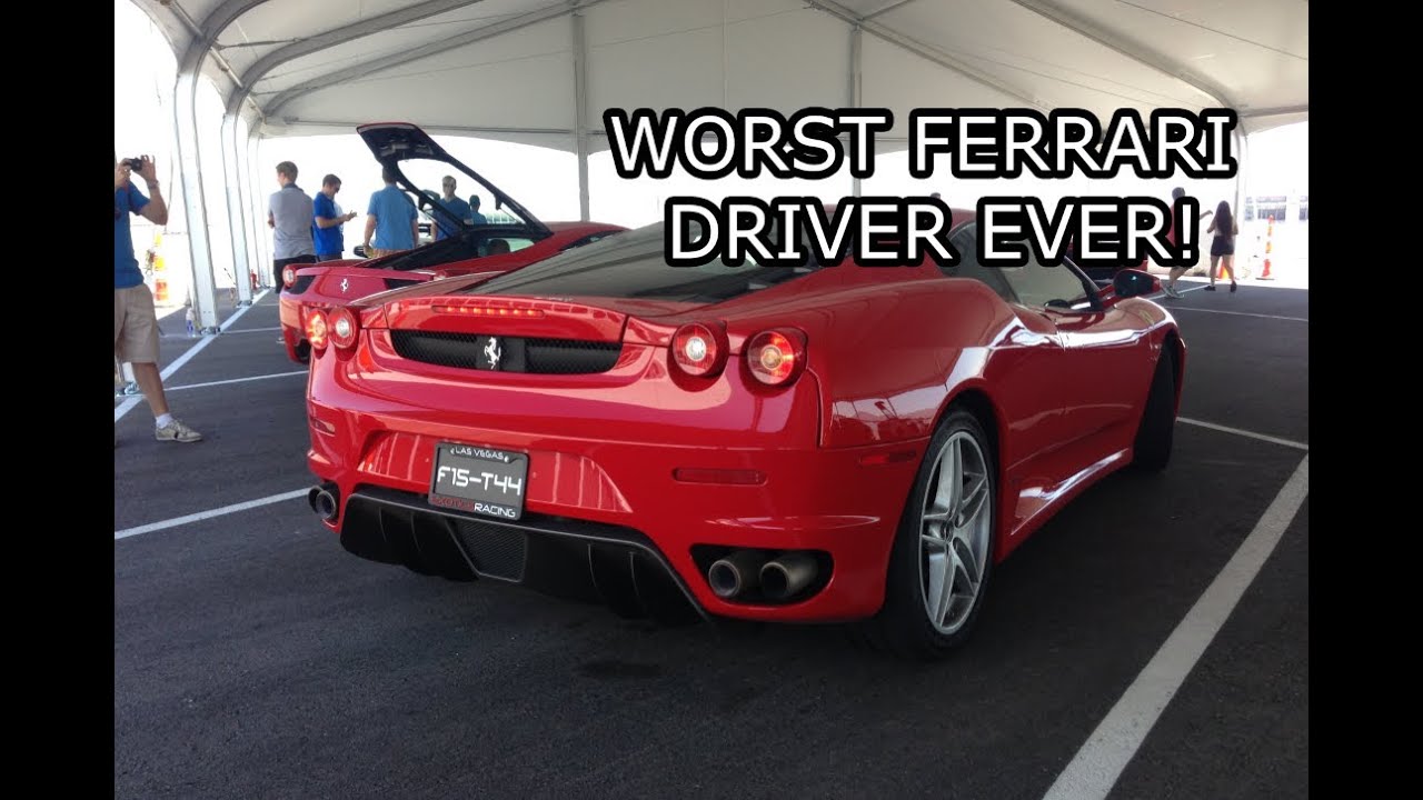 Worst Ferrari Driver Ever! - YouTube