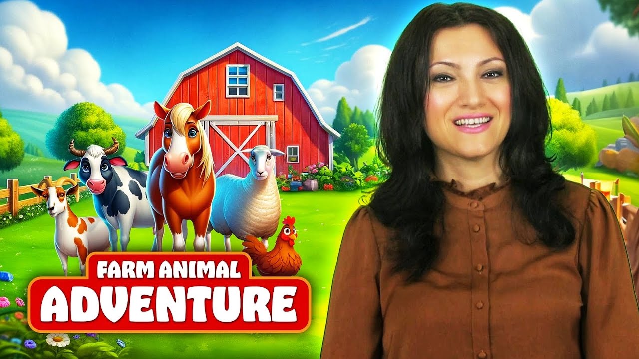 Farm Adventure: Meet 5 Friendly Animals! | Fun Learning for Kids - YouTube