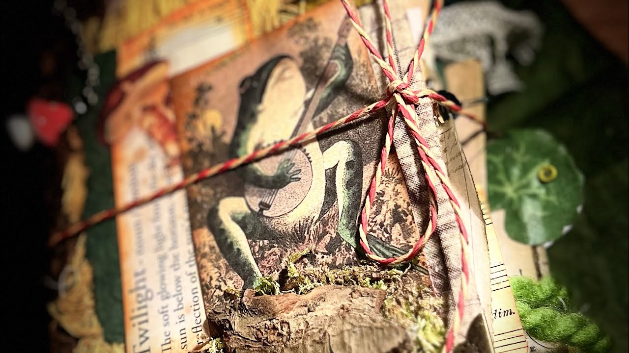 Frogmella junk journal | frog journal | nature | journals | Junk ...
