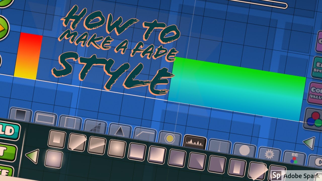 How to make a fade style in Geometry Dash! - YouTube