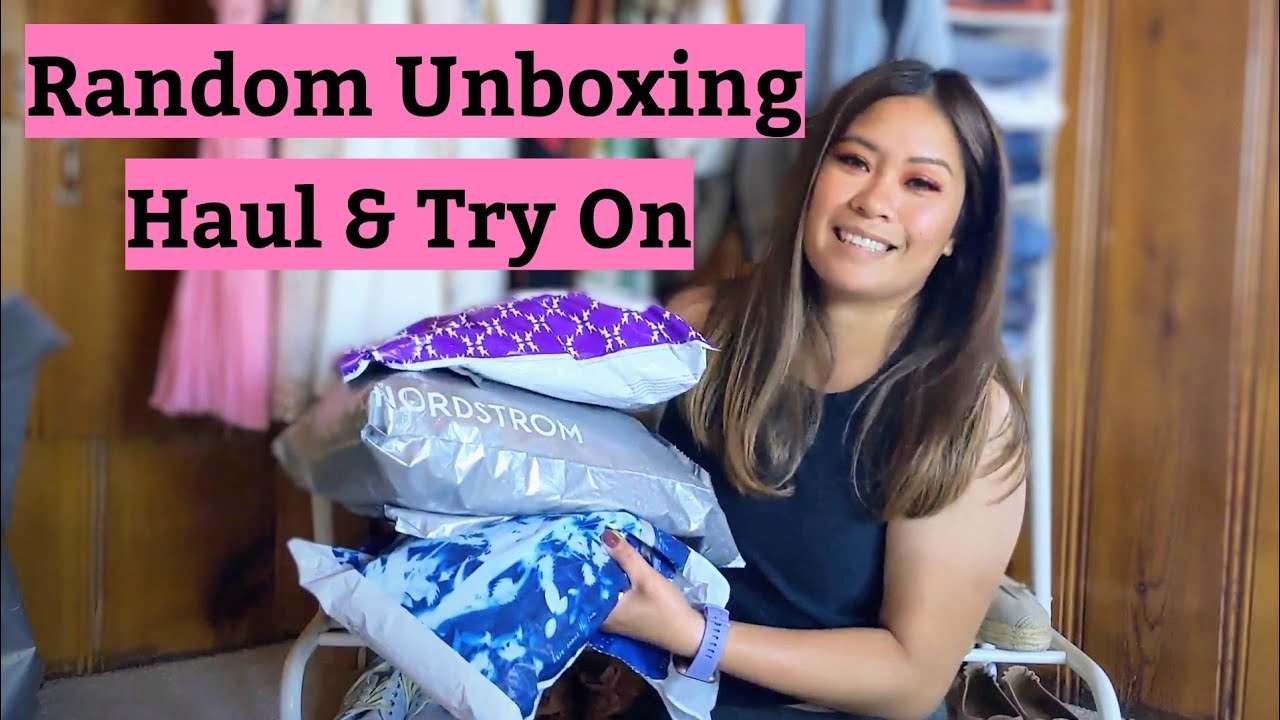 Random Unboxing Haul & Try On clothing haul summer 2021 - YouTube