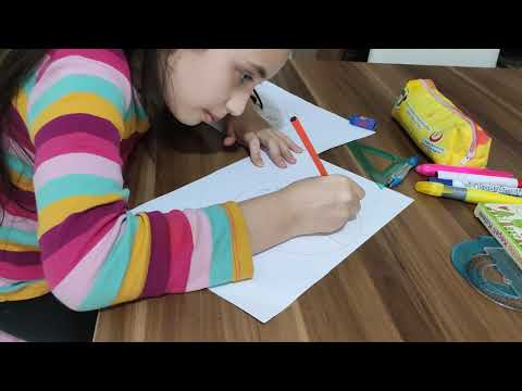 İngilizce Mevsimler (seasons) ve Aylar (moths) pergelle şekilli çizim