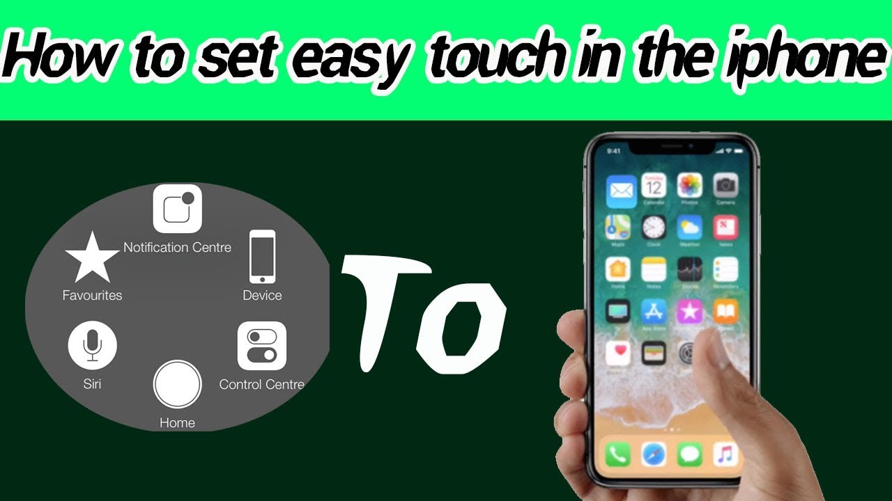 How to set Easy touch in the iphone #reanchnai - YouTube