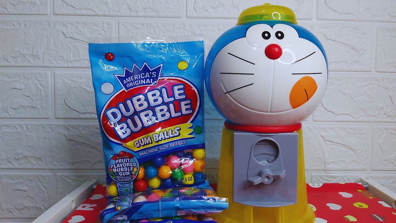 Doraemon Gumball Bank - YouTube