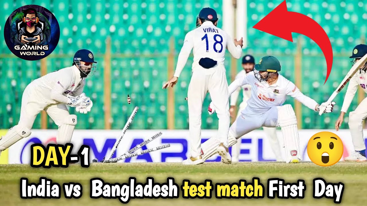 India vs Bangladesh test match First DayWorld cricket championship ...