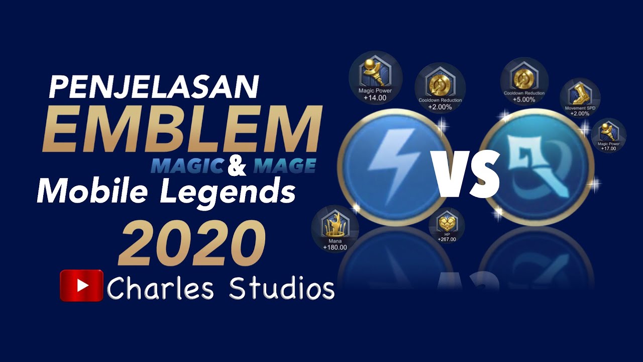 PENJELASAN EMBLEM Terbaru Mobile Legends Indonesia 2020 - PART 3 MAGIC ...