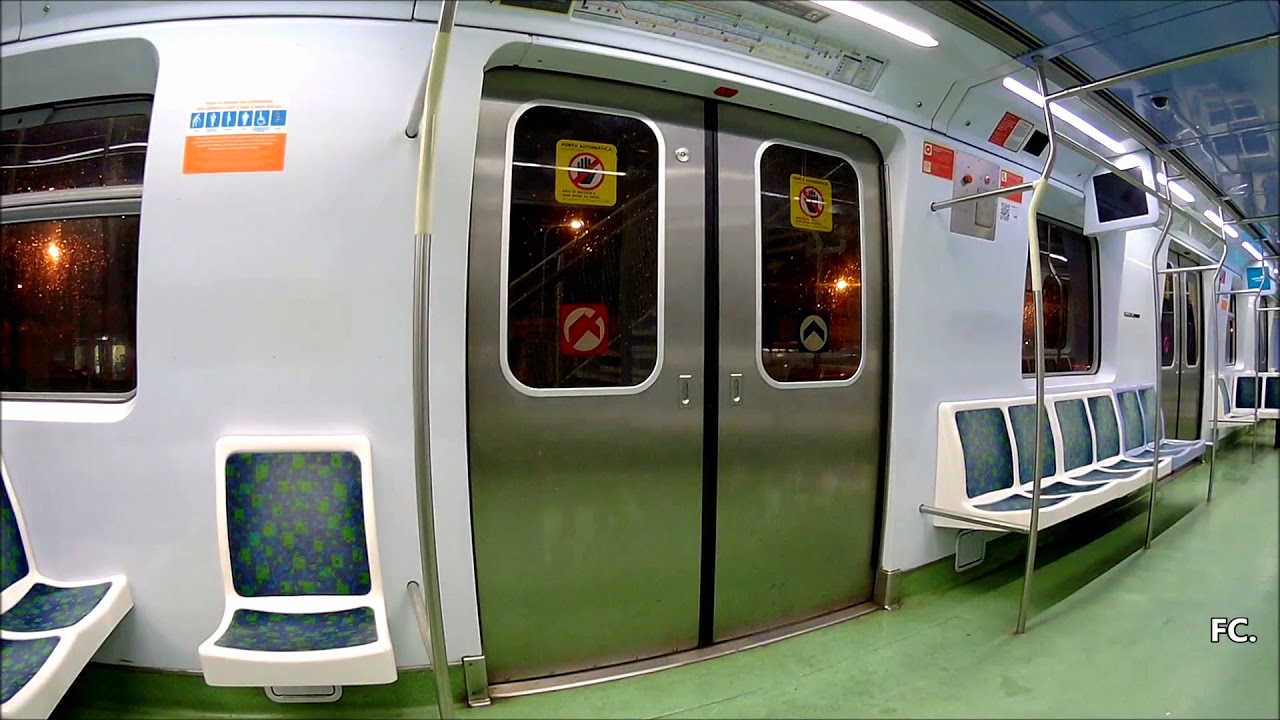 Supervia - Abertura e fechamento da porta o Alstom 4000 - YouTube