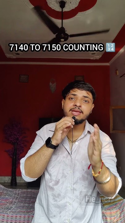 7140 To 7150 COUNTING'S 😊 | Hemant Counting | Youtube Shorts #shorts #counting #he_ncr #maths ...