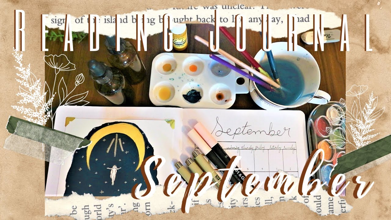 September Reading Journal Set Up | Plan With Me 2020 - YouTube