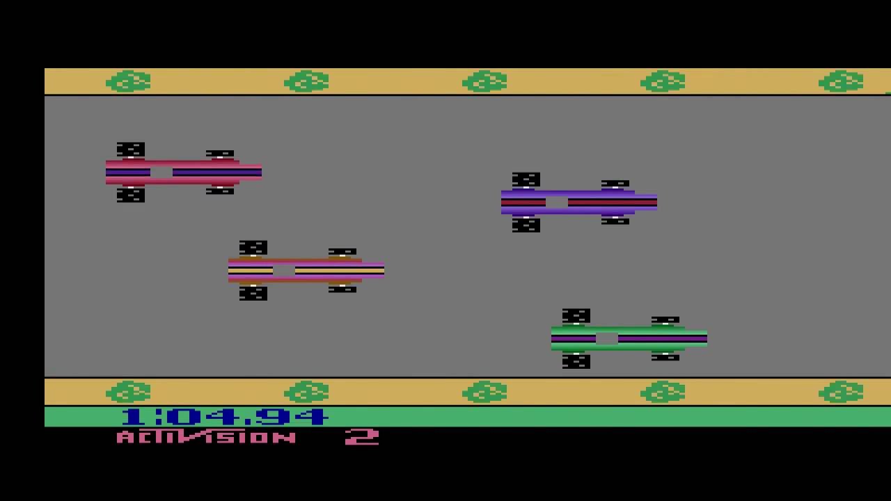 Atari 2600 - Grand Prix - Race 2 - YouTube