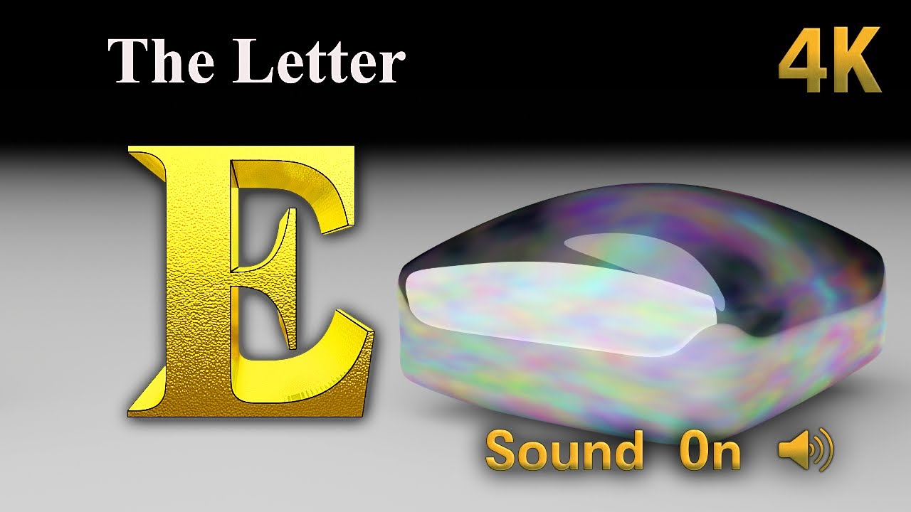 The letter E from 36 Days Of Type - YouTube