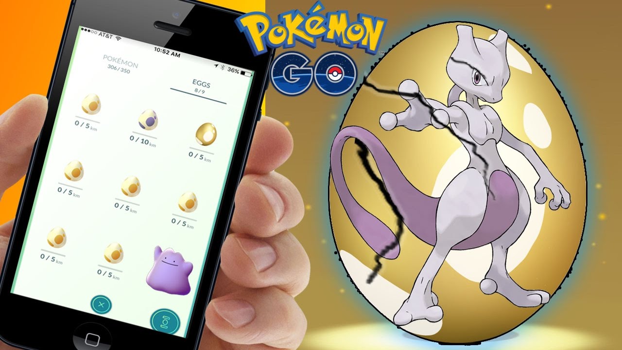 Pokemon GO WIN Ditto or Mewtwo GOLDEN EGG - YouTube