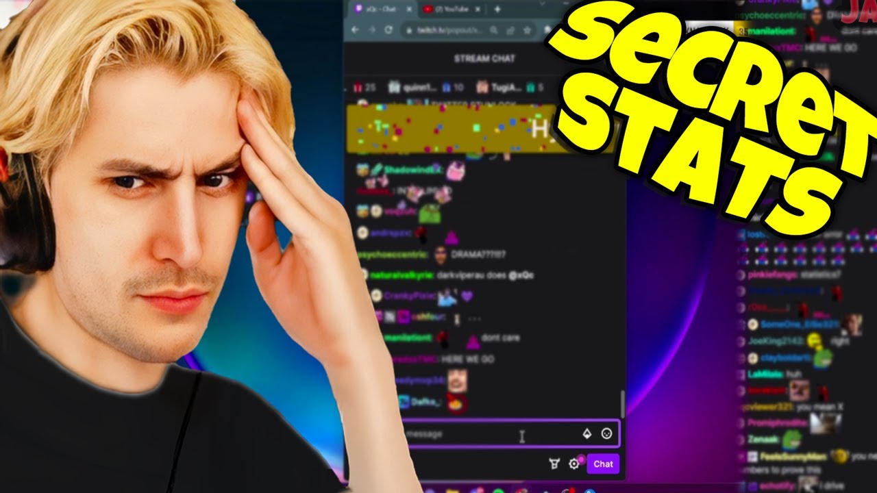 xQc Reacts to SECRET STATS on YouTube - YouTube