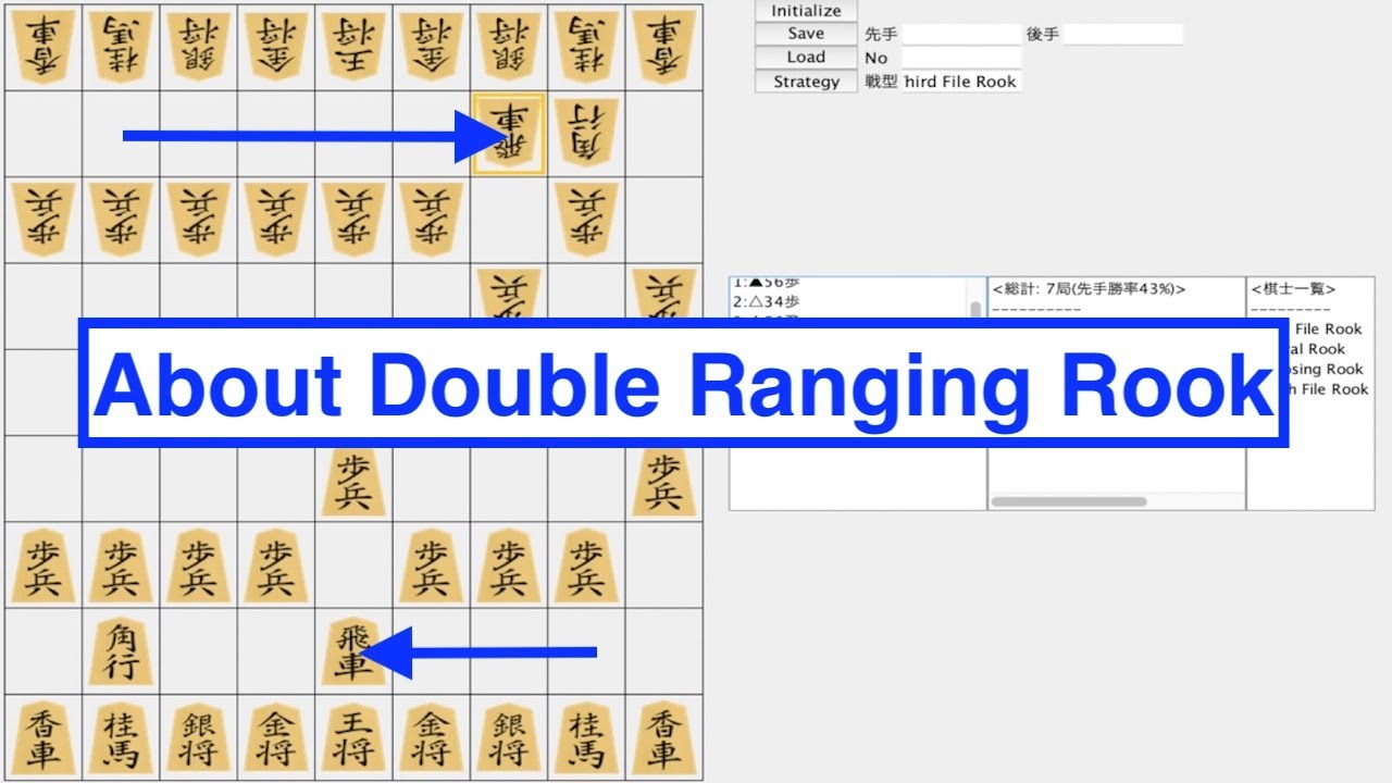 Shogi Opening: Latest Double Ranging Rook in 2022 - YouTube