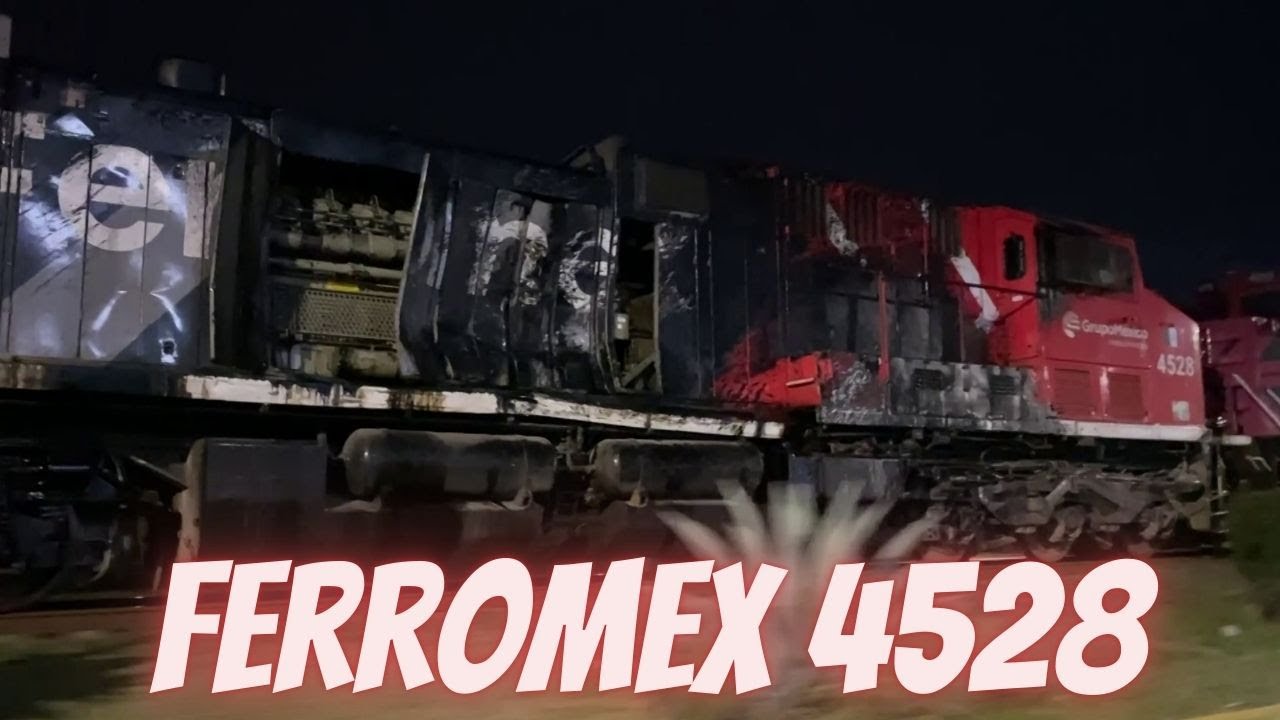 Así se fue a reparación la Ferromex 4528 - YouTube