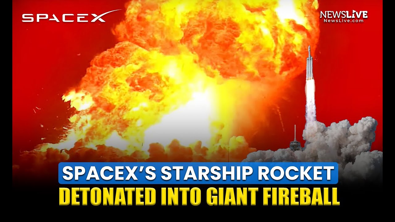 Watch SpaceX Starship Explode into Giant Fireball Mid-Flight - YouTube
