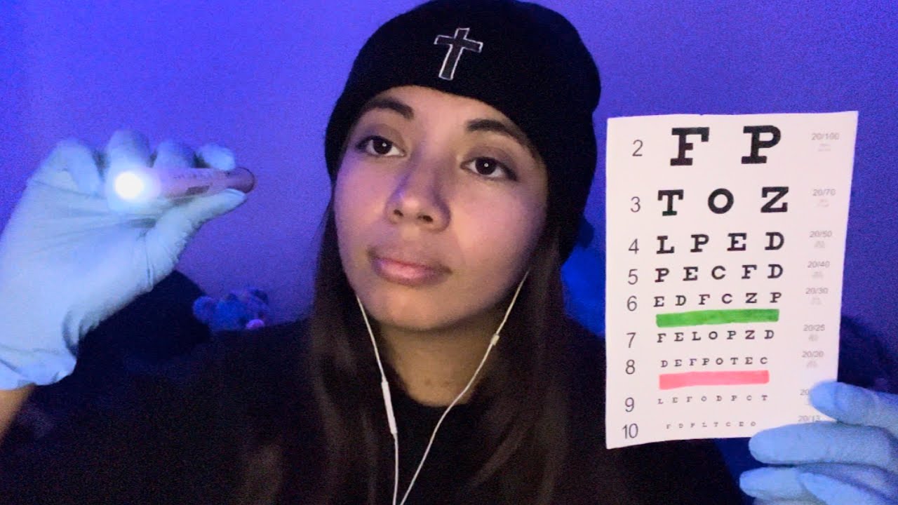 [ASMR] Fast & Aggressive EYE EXAM Roleplay (EXTREME TINGLES!) - YouTube