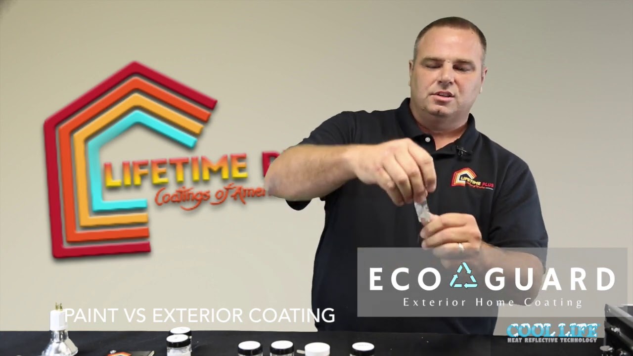 Paint vs Exterior Coating ECO GUARD - YouTube