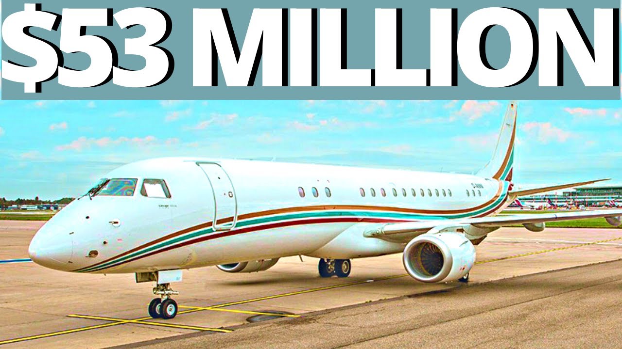 Inside Look At The Embraer Lineage 1000E Private Jet - YouTube
