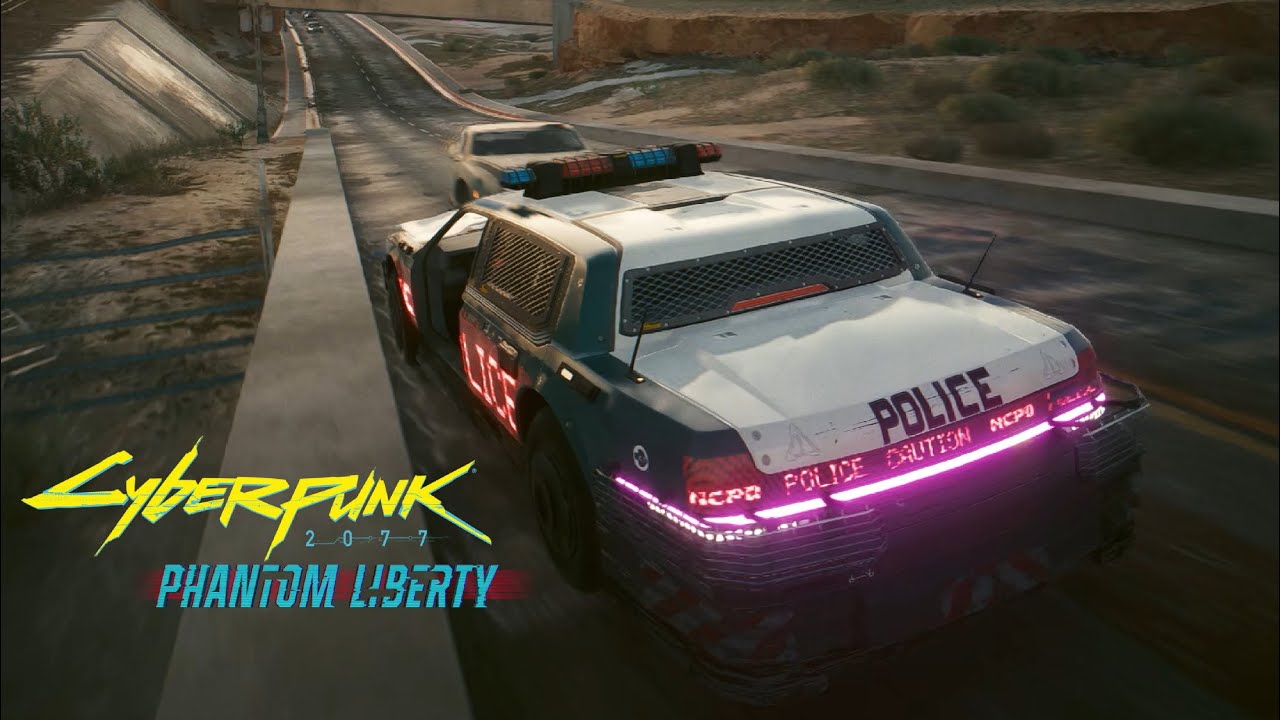 Crazy police chase (Part 1) Destroy cars in Cyberpunk 2077: Phantom ...