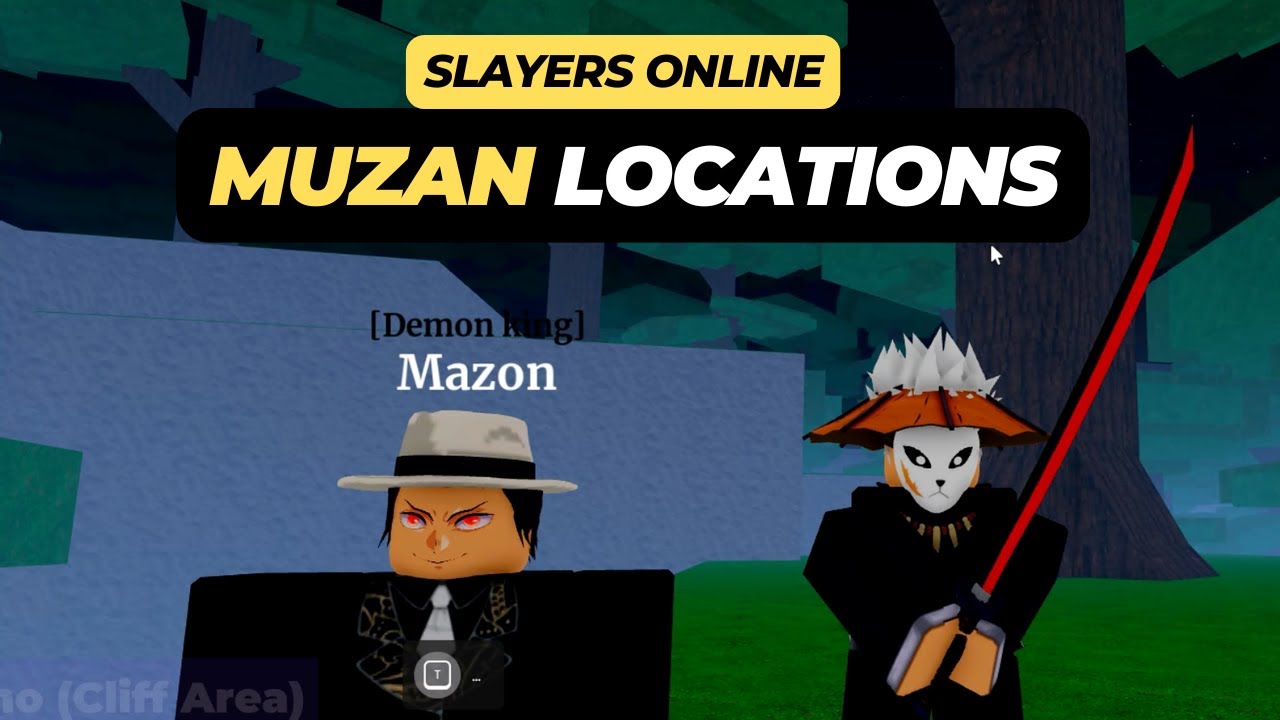 All Muzan Locations - Roblox Slayers Online - YouTube