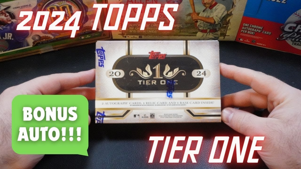 2024 Topps Tier One Hobby Box Opening - YouTube