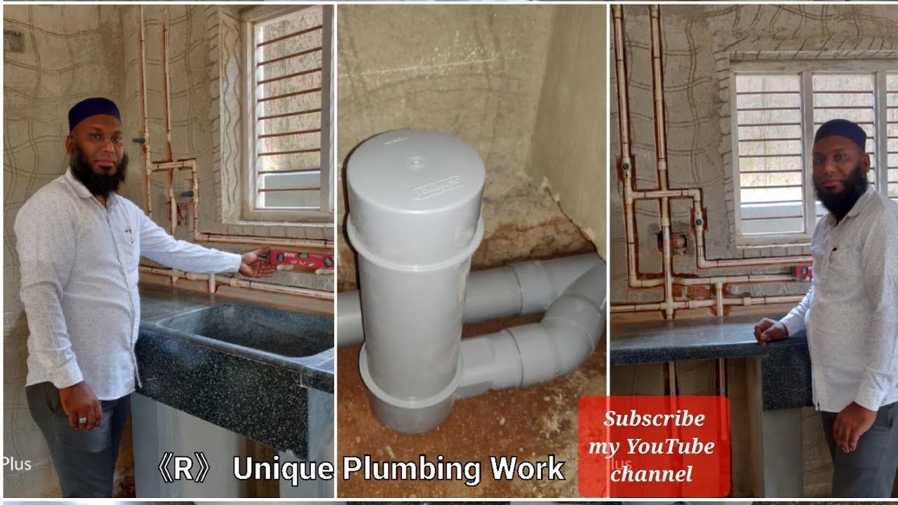 Kitchen plumbing work sink mixer with Hot and Cold water & Aquaguard ...