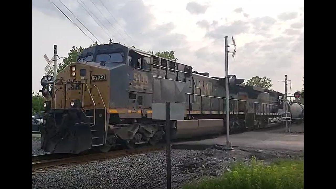 WATERTOWN NY CSX M 621 23 - YouTube