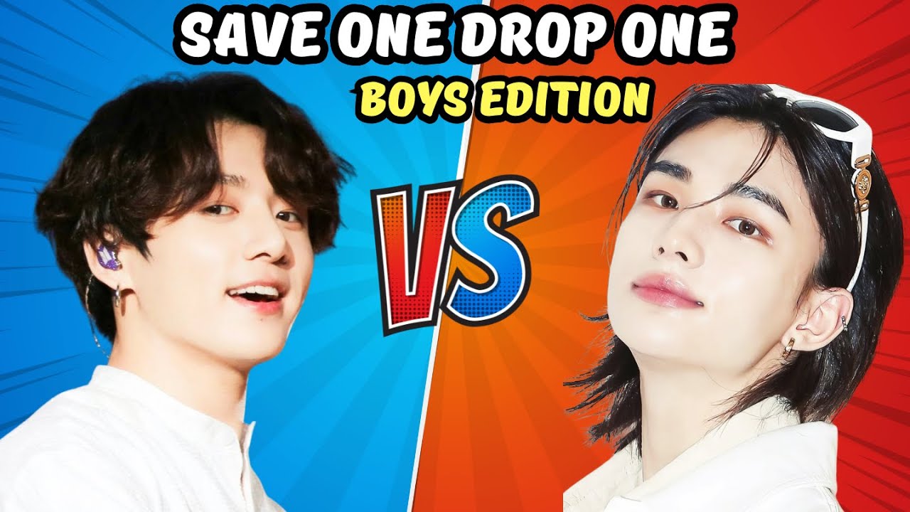 [KPOP GAME] SAVE ONE DROP ONE: Boys Edition 💚 - YouTube