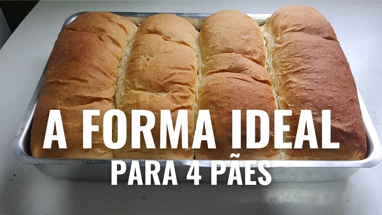 Pão caseiro. A forma para 4 pães, você conhece? Forma ideal para ...