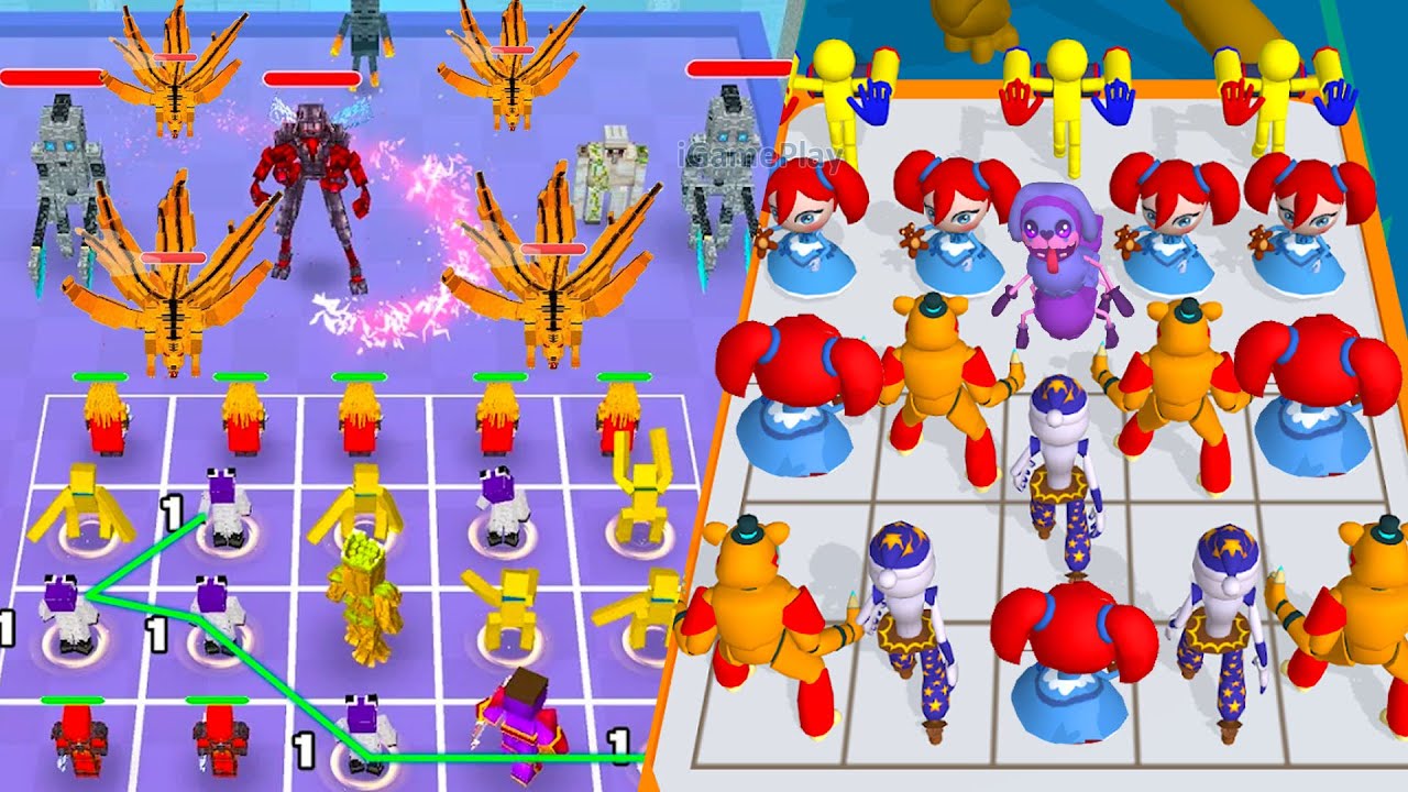 Monster Run Battle Survial Vs Merge Monster Fusion Battle, Merge Battle ...