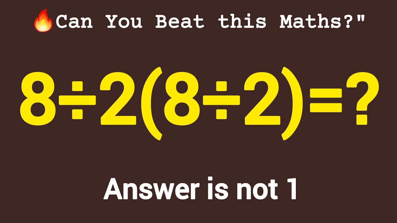 Maybe 1 in 9 People Can Solve This Math Problem#maths - YouTube