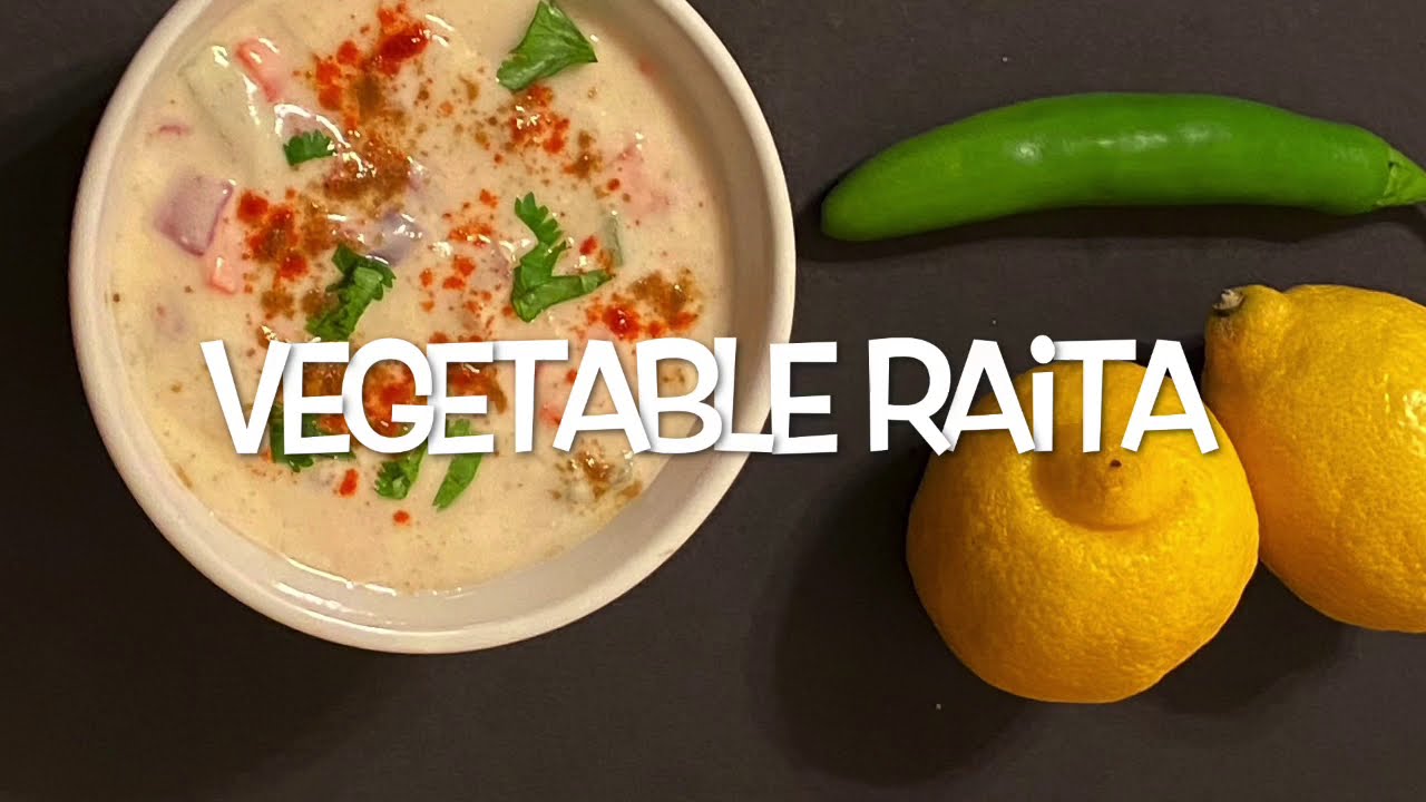 Vegetable Raita recipe|healthy veg raita | quick &simple vegetable ...