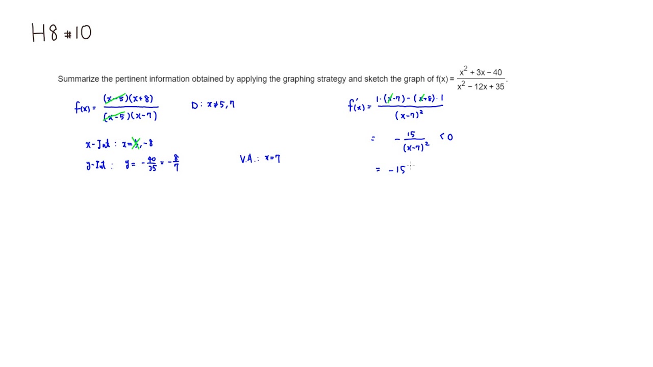 MTH 108 H8 #10 (Summer 2018) - YouTube