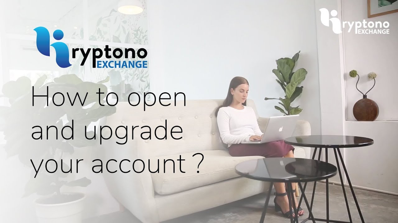 Kryptono Exchange - How to open and upgrade your account? - YouTube
