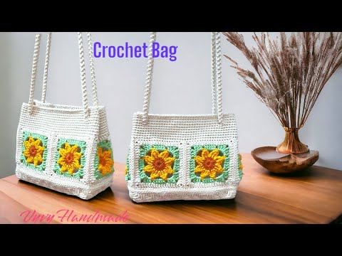 Crochet Bag 👜 Tutorial - Hướng dẫn Móc túi xách - YouTube