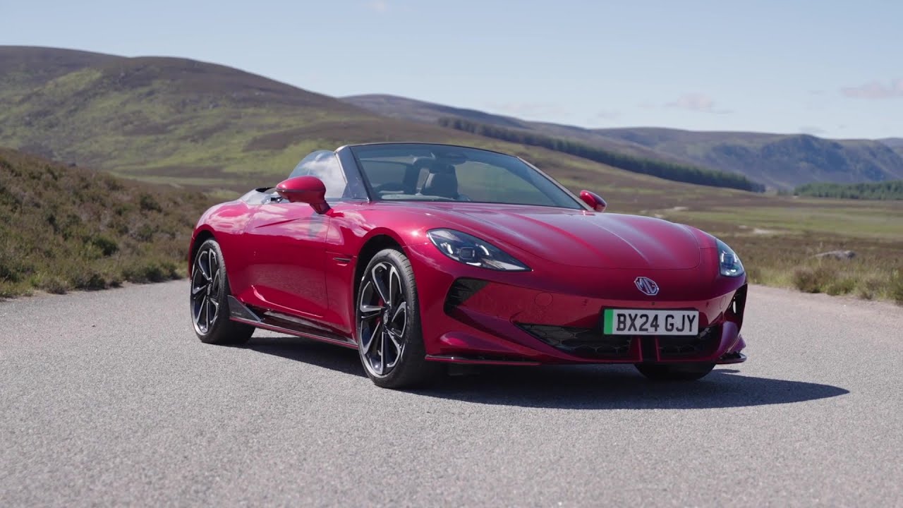 The All New MG Cyberster Design Preview in Red - YouTube