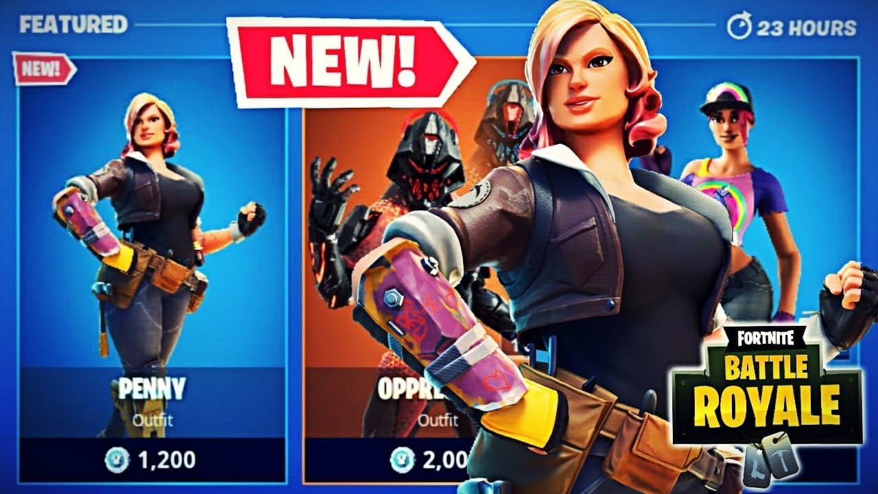 NEW PENNY SKIN (WORLD THICCEST SKIN STW SKIN) NEW FORTNITE ITEM SHOP ...