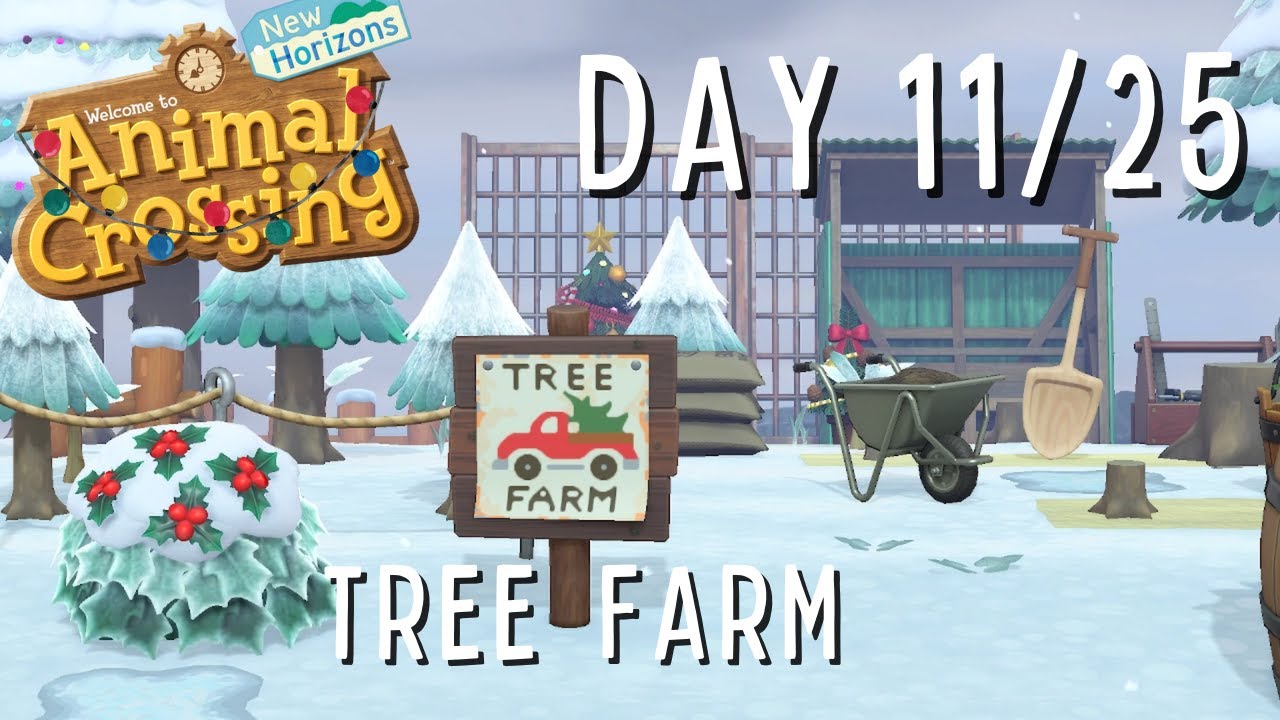 DAY 11: Countdown to Christmas Challenge! Christmas Tree Farm | Animal ...