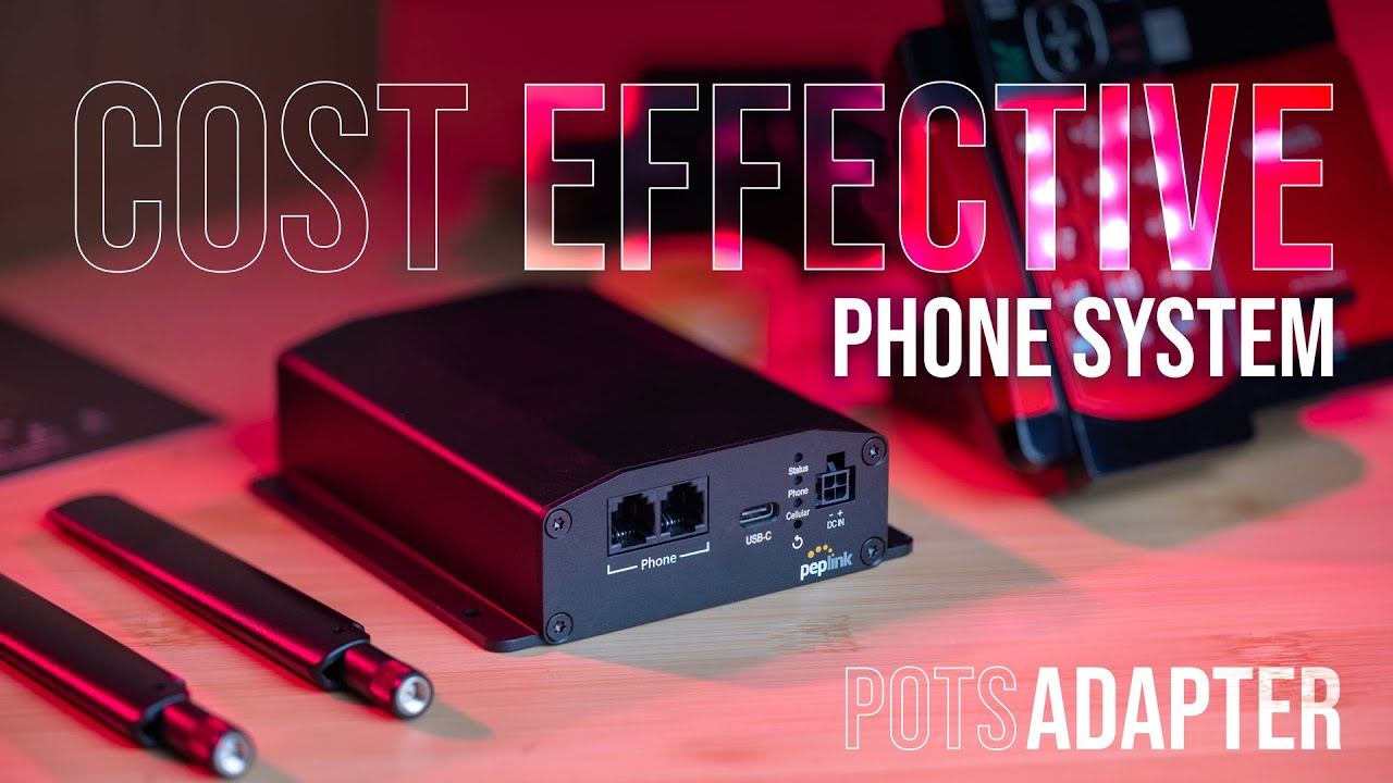 Cost-Effective Voice Over LTE Solution: Setting Up a POTS Adapter - YouTube