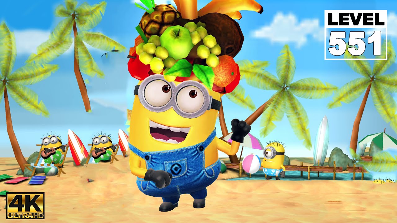 Minion rush Vacationer Minion visit the Moon 10 times in a run at ...