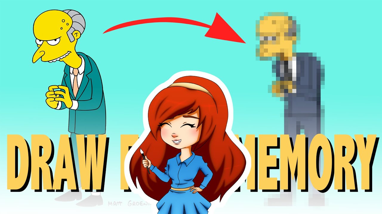 Draw From Memory | Knock-off Mr. Burns?? - YouTube