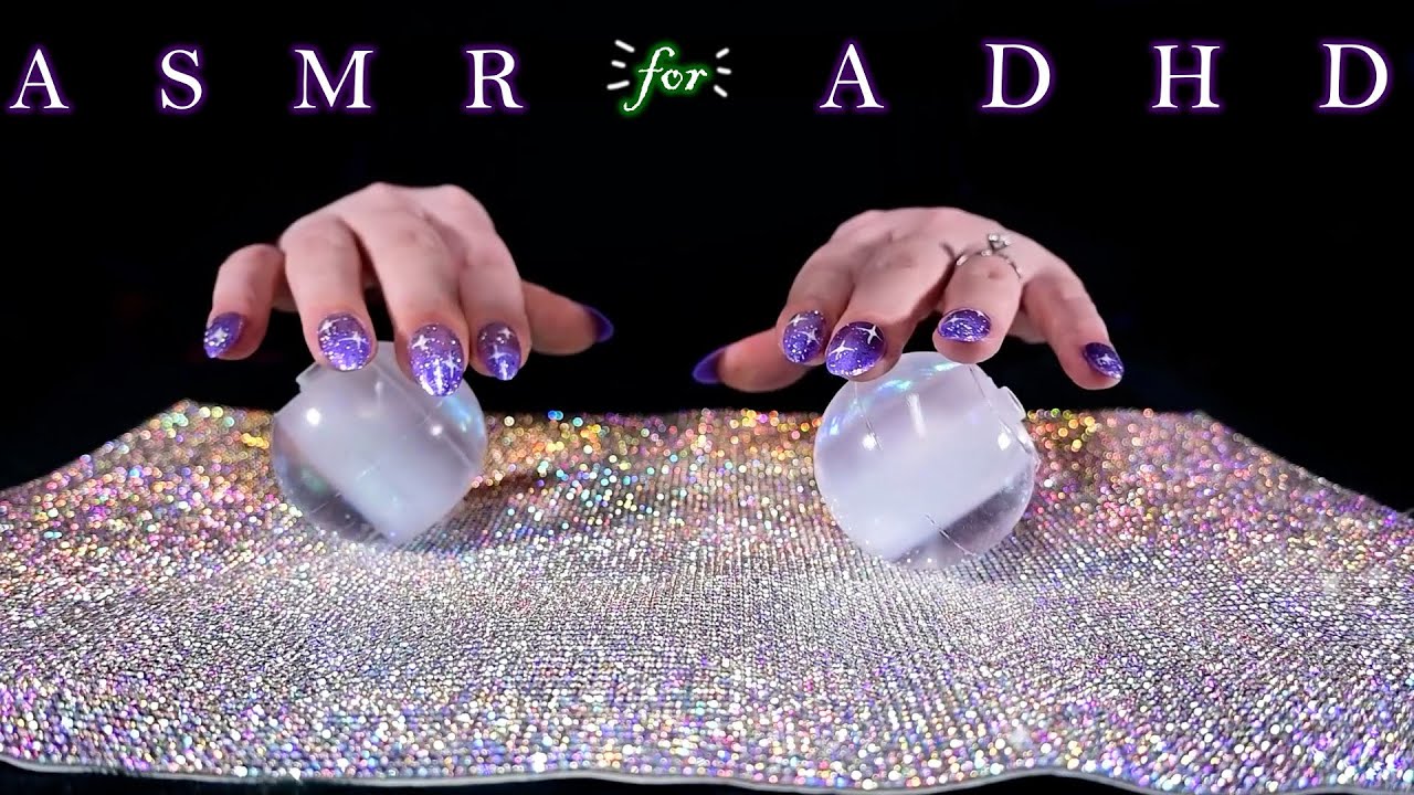 ASMR for ADHD 💜 Changing Triggers Every Minute! 💜 Tapping, Scratching ...