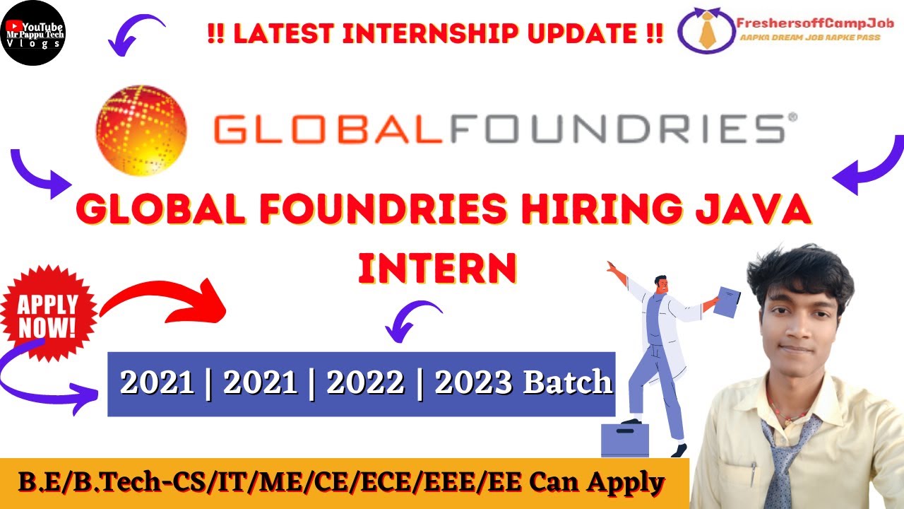 Global Foundries Hiring java Intern for 2021-2023 Batch | Java Intern ...