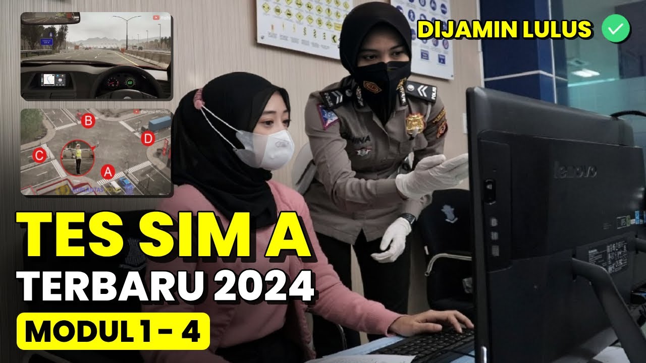 TES SIM A TERBARU 2024 UJIAN TEORI SOAL DAN JAWABAN (MODUL 1-4) - YouTube