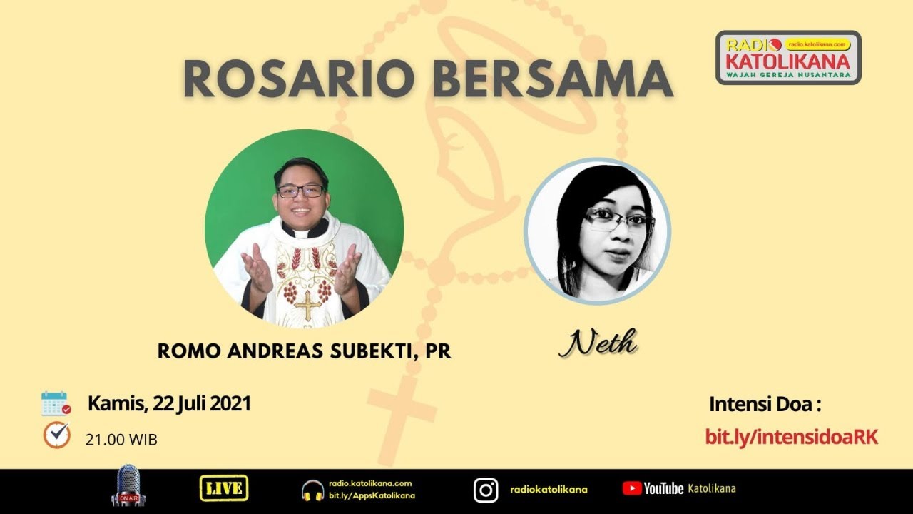 DOA ROSARIO RADIO KATOLIKANA - YouTube