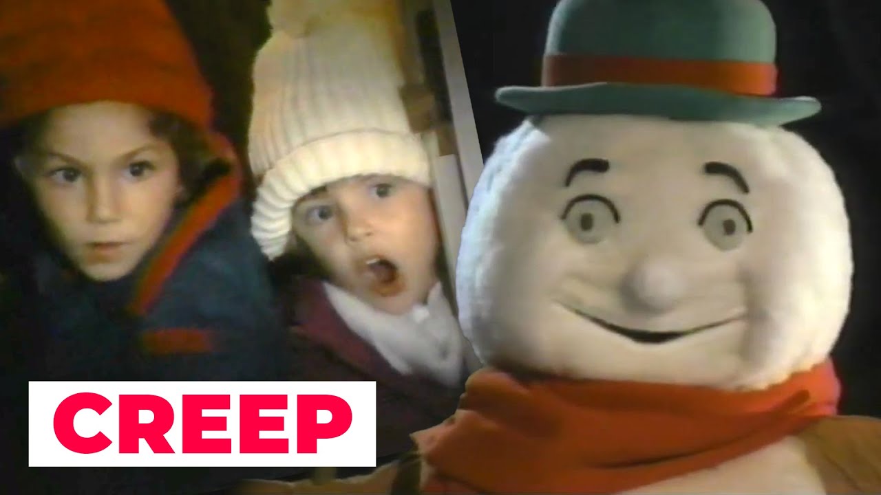 Creepy Snowman Lures Children into Sub-zero Temperatures in 1987 - YouTube