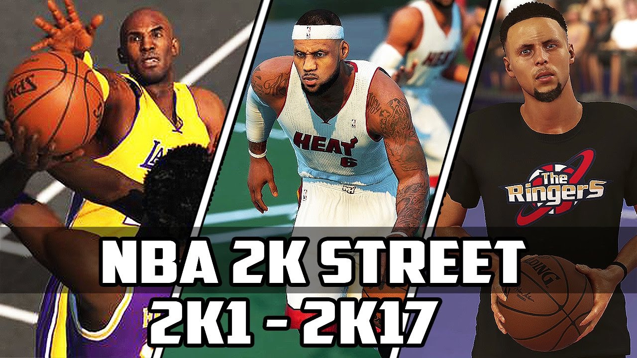 History of NBA 2K Street Blacktop - (2K1-2K17) - YouTube